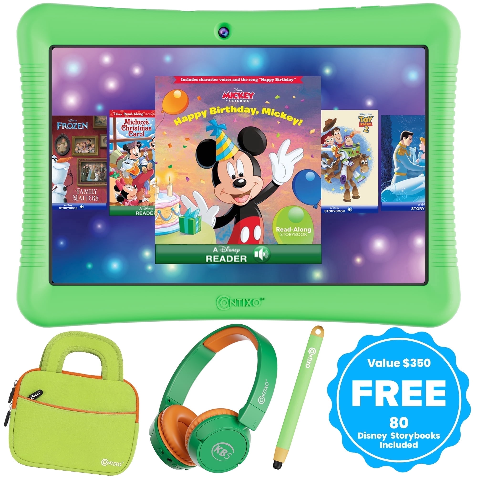 Click here for Contixo 10 Kids Tablet Bundle  80 Free Disney Eboo... prices