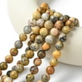 5 Strand Natural Crazy Lace Agate Round Bead Strands 10~11mm Hole: 1mm ...