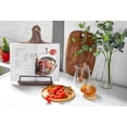Cookbook Stand, Rustic Wood Cookbook Holder Cutting Board Style ...