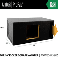 True Spec Elite 12" Kicker Solo X L7X Prefab MDF Subwoofer Enclosure ...