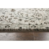 Rizzy Home ZH7091 Ivory 5'3" x 7'6" Power-Loomed Area Rug - Walmart.com