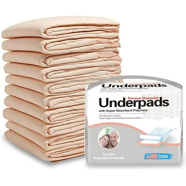 Healthline Chucks Pads, Chux Disposable Underpads 23x36, Waterproof ...