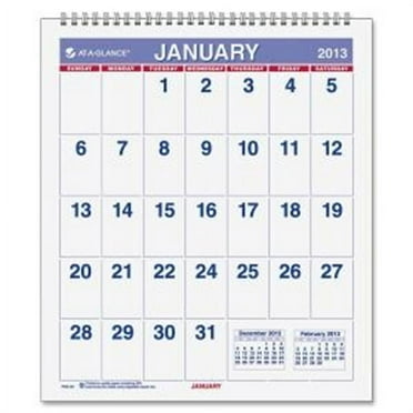 At-A-Glance Reversible Yearly Wall Calendar - Walmart.com