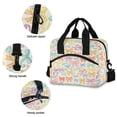 ALAZA Cartoon Bows Insulated Lunch Box Large Reusable Cooler Bag with ...