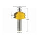 Yonico Architectural Moulding Router Bit - 16137 - Walmart.com