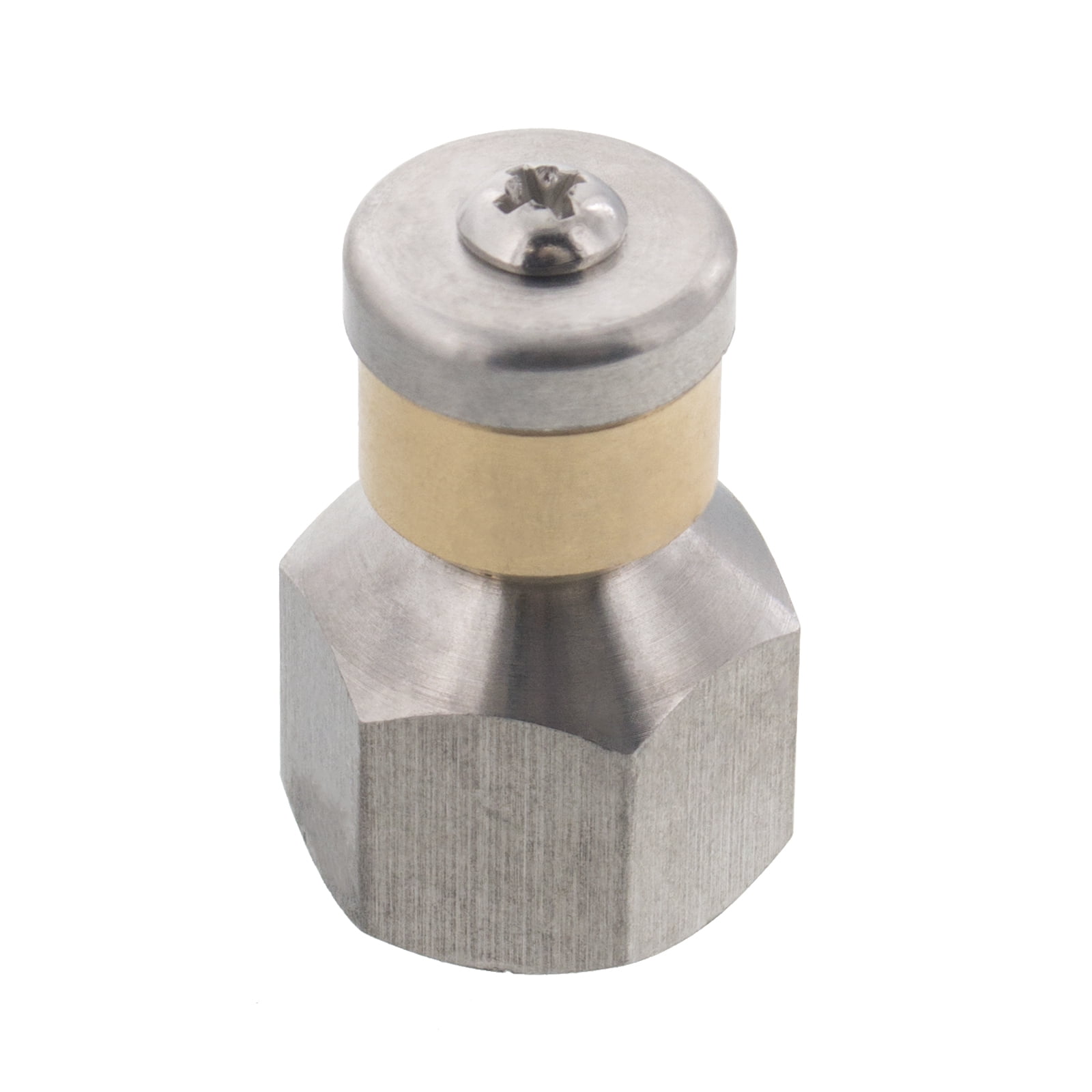 Erie Tools Rotating 3/8" Sewer Jetter Drain Cleaning Nozzle 6.5 Orifice ...