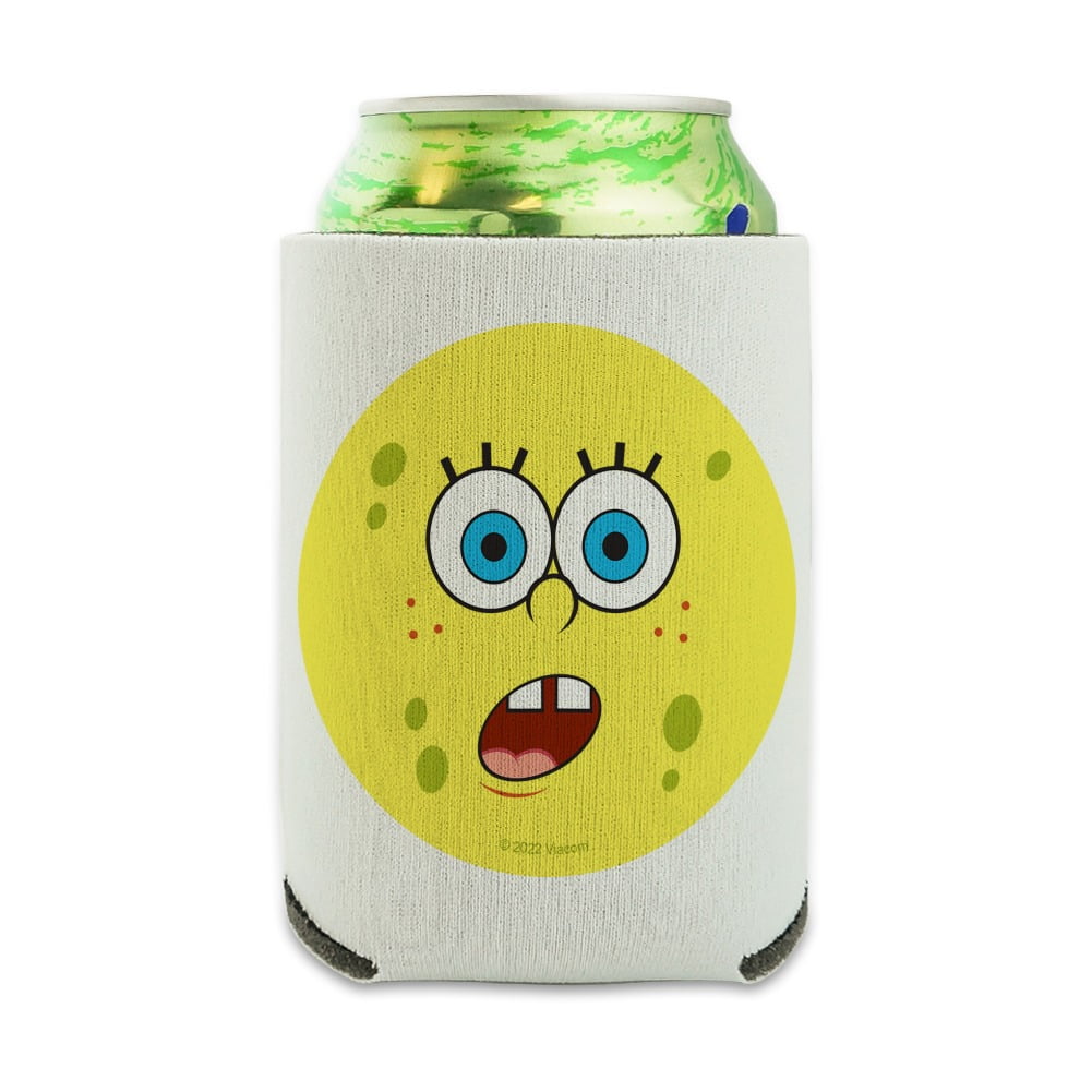 SpongeBob Surprise Face Can Cooler - Drink Sleeve Hugger Collapsible ...