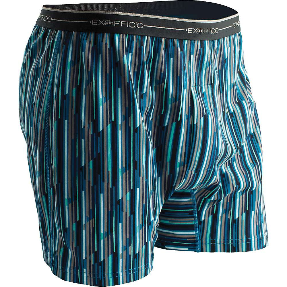 Men's Ex Officio 2452895 Sol Cool Print High Tech Performance Boxer ...
