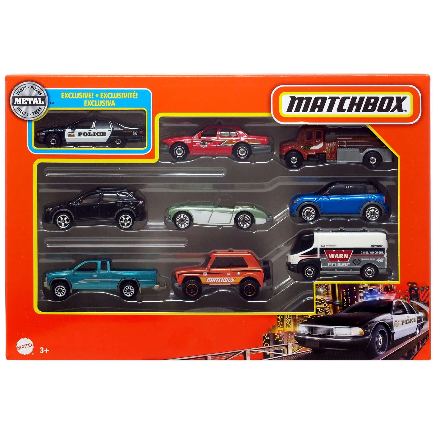 Matchbox Diecast Car 9-Pack (Version 4) - Walmart.com