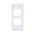 Hubbell HBLST302WA White Duplex Snap-In Plate Cover for Recessed Wall ...