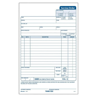 Adams® Carbonless Invoice Unit Sets, 2-Part, 8 1/2" x 7 7/16 ...