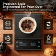 JUNCHI-Coffee Scale High Precision 3kg/0.1g Coffee Scale with Timer ...