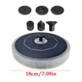 Lypsnake Solar Fountain With Colorful LED Lights, Floating Circular ...