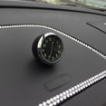 Car Dashboard Clock Mini Luminous Car Quartz Clock Portable Stick-on ...