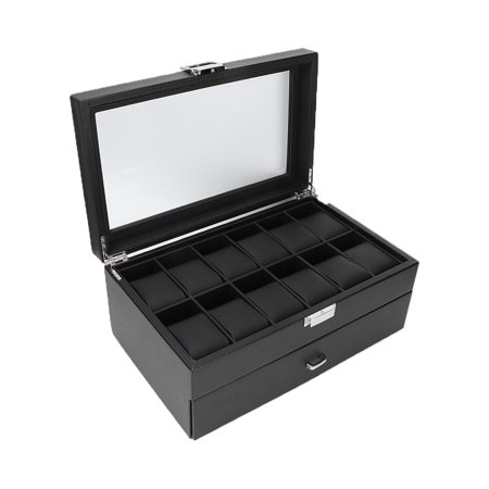 Watch Display Storage Box, Jewelry Display Drawer Case Watch Display ...