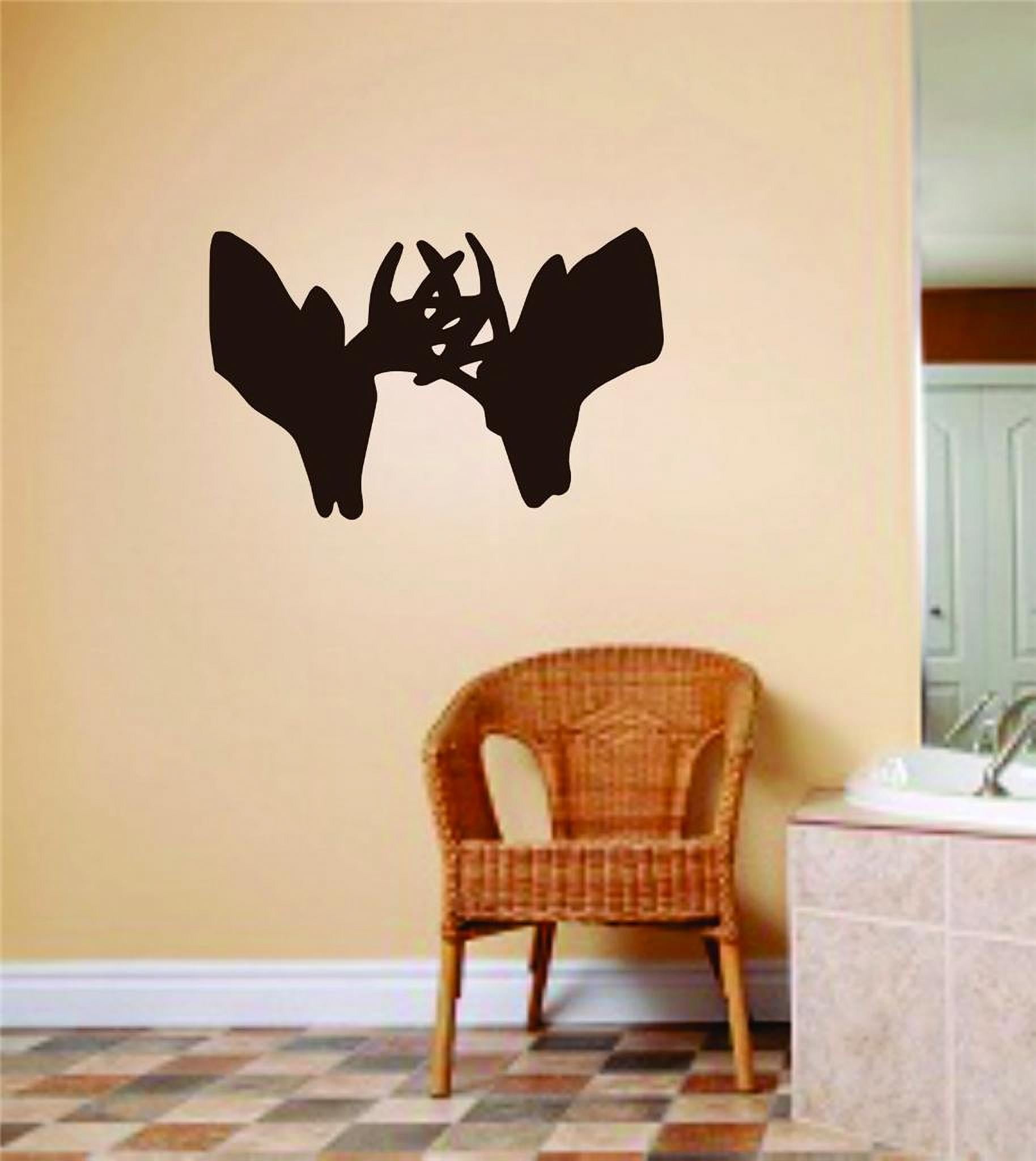 Custom Decals 2 Deer Heads Animal Hunting Man Boys Kids Bed Room Sports ...
