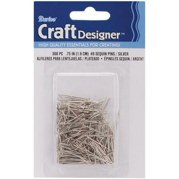 Sequin Pins-Silver - Size 12 300/Pkg - Walmart.com - Walmart.com