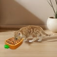 Carrot Shaped Slow Feeder Bowl Non Feeding For Puppies And Cats Reduces ...