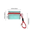 Mesh Zipper Pouch with Lanyard Portable Mini Storage Bag Lightweight ...