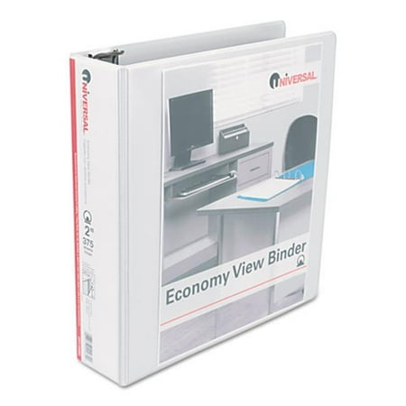 Universal Office Products 20982PK 2 in. Economy Round Ring View Binder - White | Walmart Canada