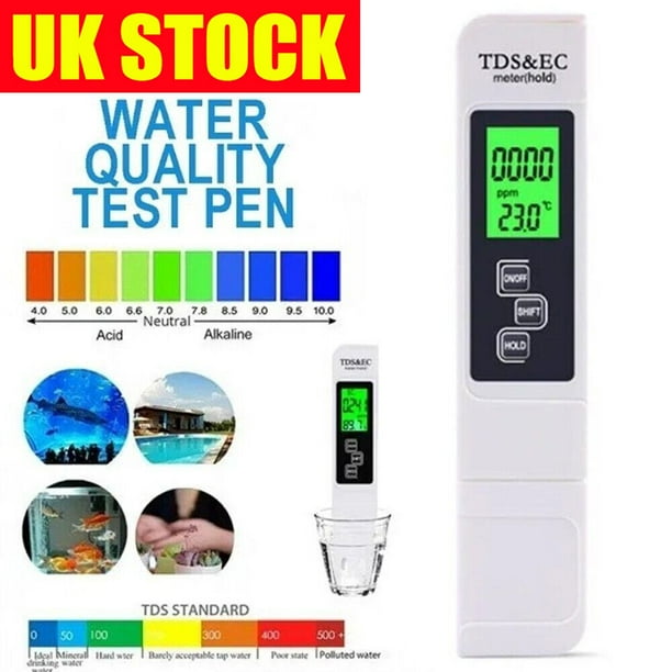 Digital Tester TDS EC PPM Meter Water Purity Hydroponics High Quality ...