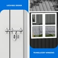 Dextrus 8x10ft Outdoor Storage Shed,Tool Shed with Window,Lockable ...