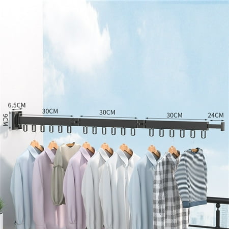 Wall Clothes Drying Rack Retractable Clothes Drying Rack Wall Clothes ...