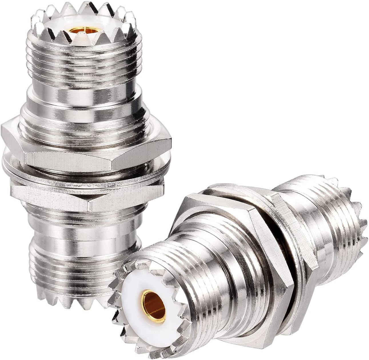 WWS-SO-239 Bulkhead Connector UHF Female Nut Bulkhead Panel Mount ...