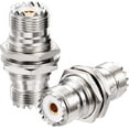 WWS-SO-239 Bulkhead Connector UHF Female Nut Bulkhead Panel Mount ...