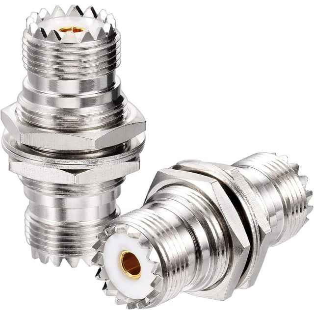 WWS-SO-239 Bulkhead Connector UHF Female Nut Bulkhead Panel Mount ...