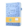 Fashion Creativity Dotted Lined Notebook Leather Cover Journal Notepad ...