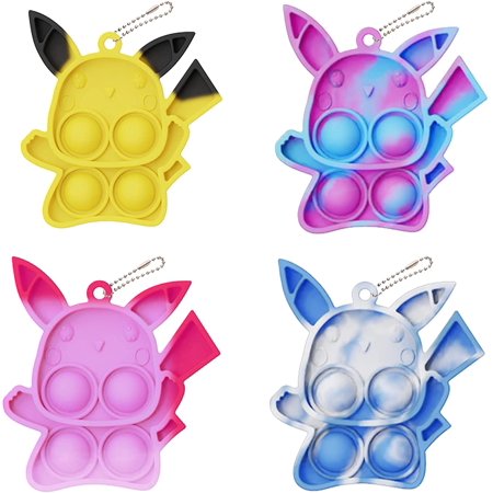 Mini Pop Bubble Fidget Toy Keychain, Can Alleviate Squeeze Sensory ...