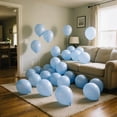 110pcs Pastel Blue Balloon 12 Inch, Pastel Blue Latex Balloons for ...