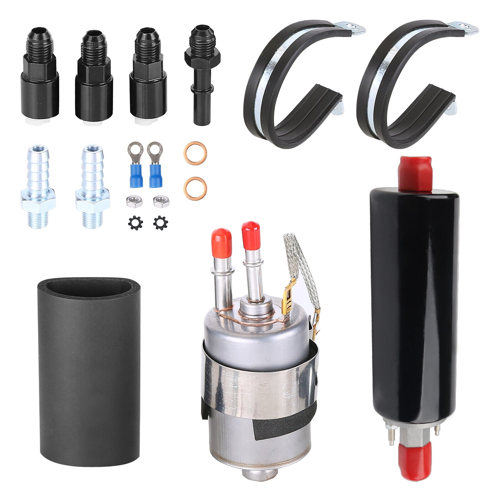 Airkoul LS Fuel Filter & Regulator EFI Fuel Pump Kit Walbro Returnless ...