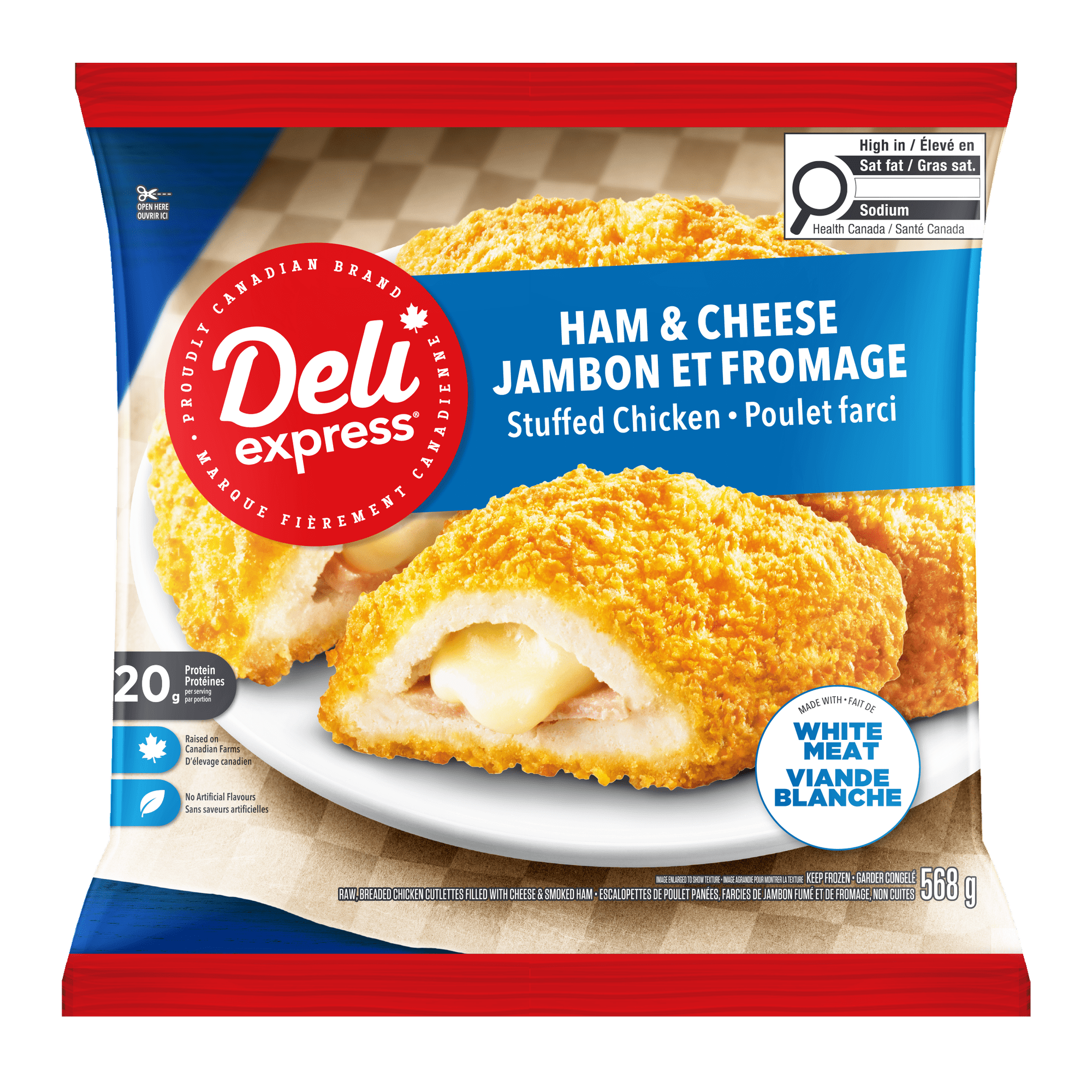 Click here for Deli Express Stuffed Chicken With Ham & Cheese 568... prices