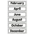 Teacher Created Resources Black Painted Dots on White Monthly ...