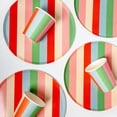Colorful Striped Party Paper Plates 9in (x12) | Kids Birthday Every ...