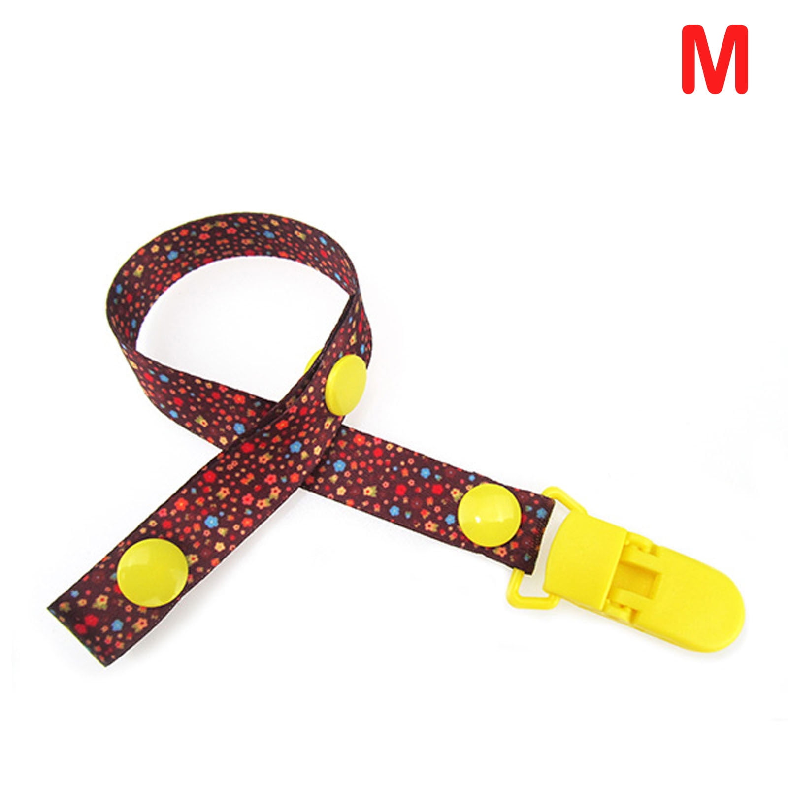 SELONE Pacifier Clips Cotton Linen Baby Pacifier Chain Clip Soother ...