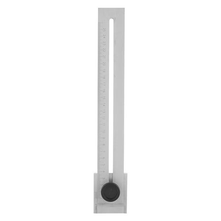 Carbon Steel Plated Sliding Marker Ruler Flat Hook Sliding Ruler Square ...