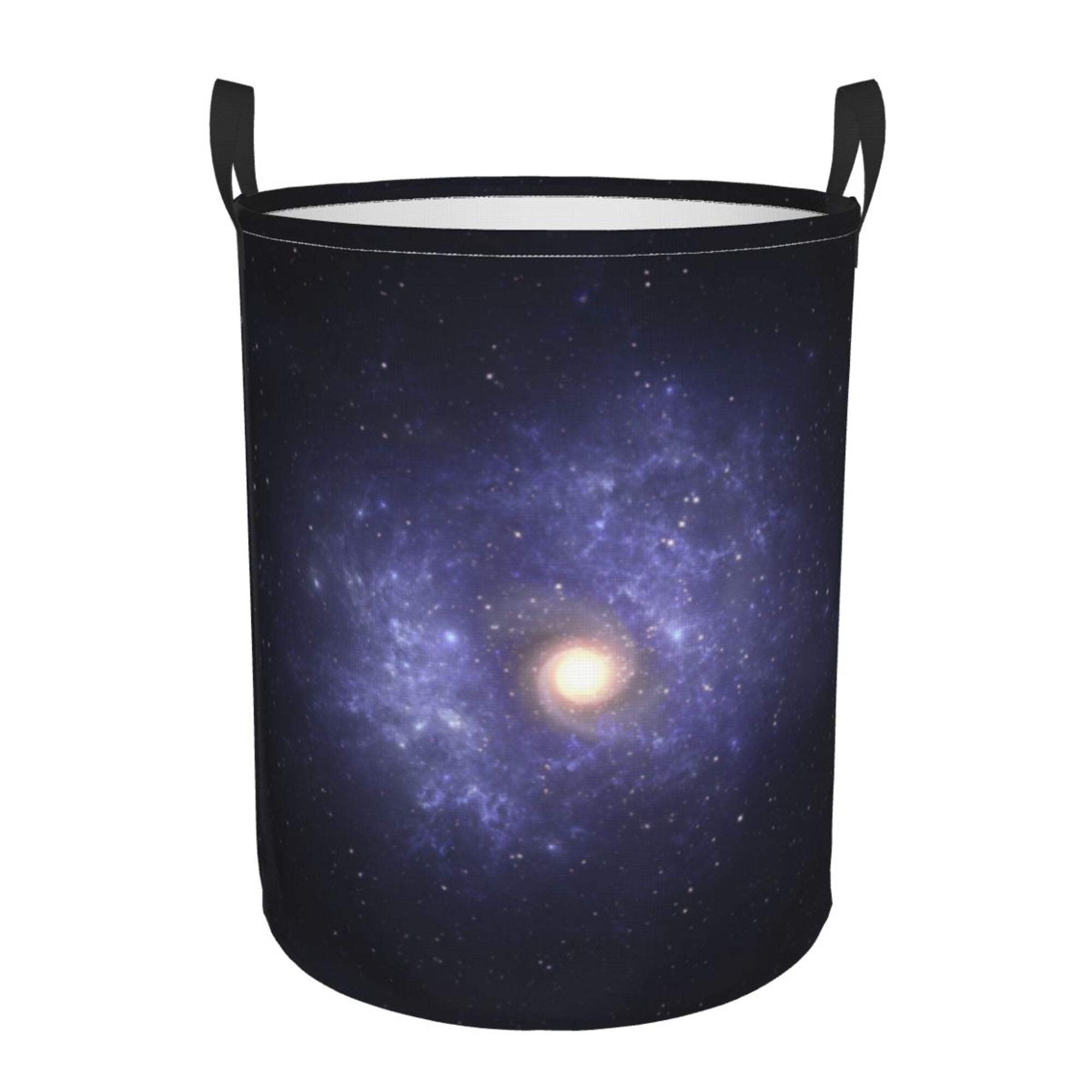XMXY Round Laundry Basket Organizer, Universe Galaxy Starry Sky ...