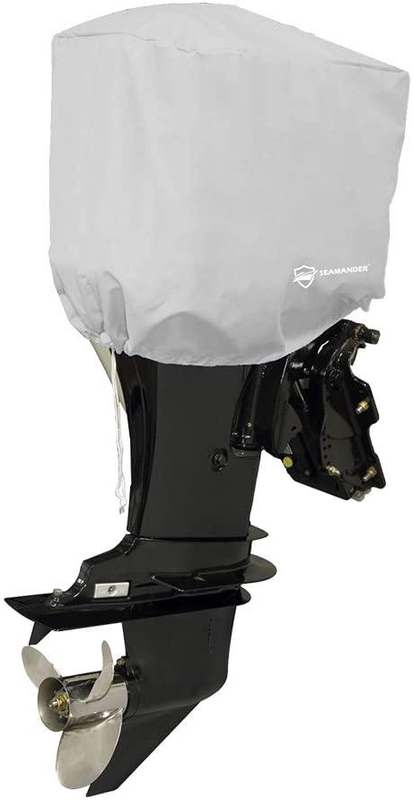 Seamander Outboard Motor Cover, Engines Cover Waterproof Half Motor ...