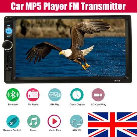Car MP5 player USB FM Transmitter MP5 Player U disk LCD Display Car Kit ...