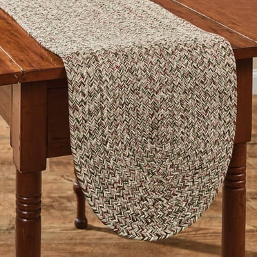 Park Designs Rustic Kitchen Tweed Table Runner, Expresso, 36'' L ...