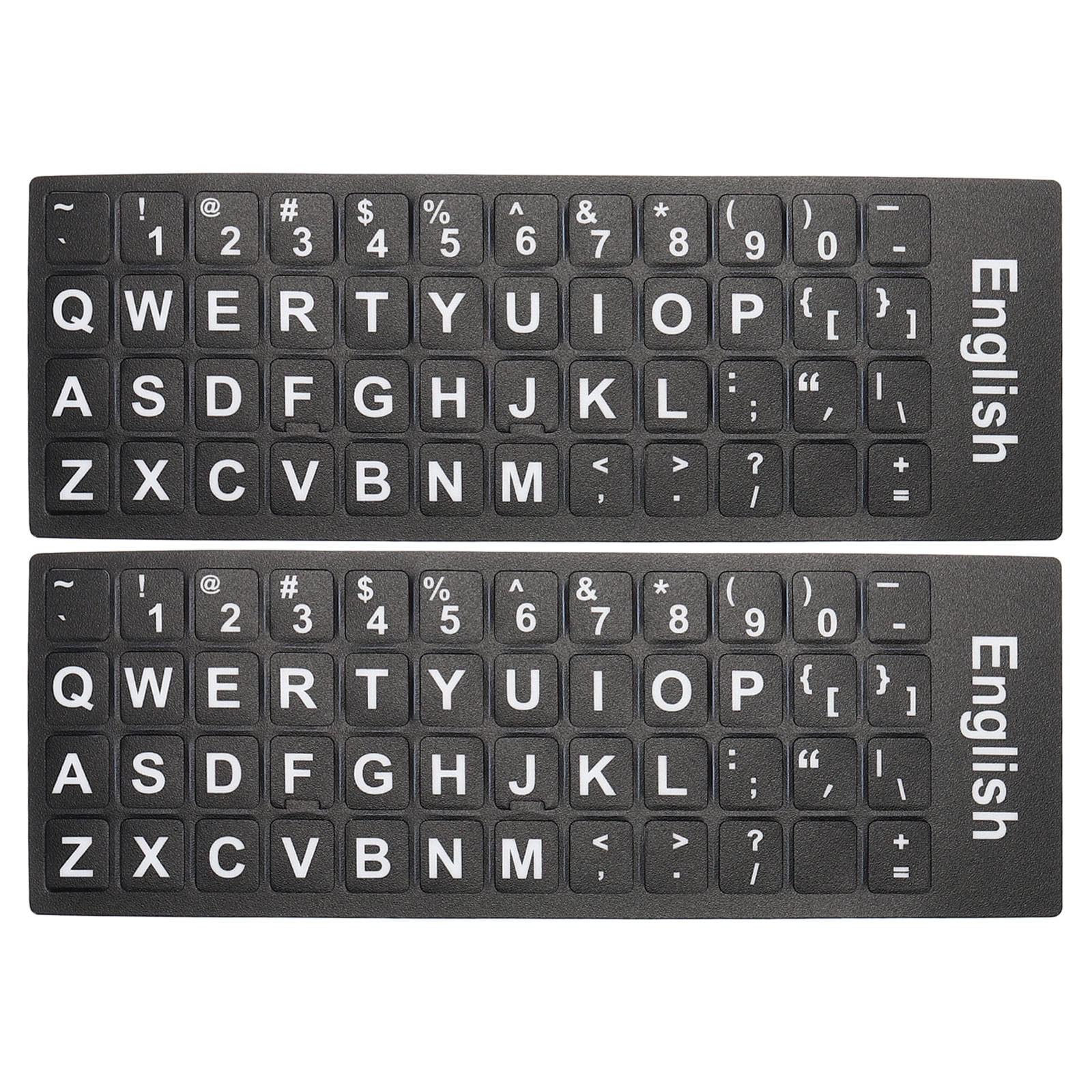 Uxcell English Keyboard Stickers Universal Keyboard Cover Frosted ...