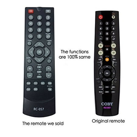 Smartby Replaced COBY RC-057 RC057 Remote Control for COBY TFTV1925 ...