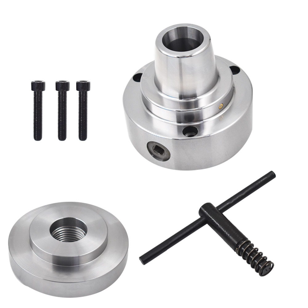 findmall 5C Collet Lathe Chuck Closer With Semi-finished Adapter 1-1/2 ...