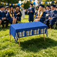 AOOOWER Spacious Graduation Party Table Cover Large Linen Fabric ...