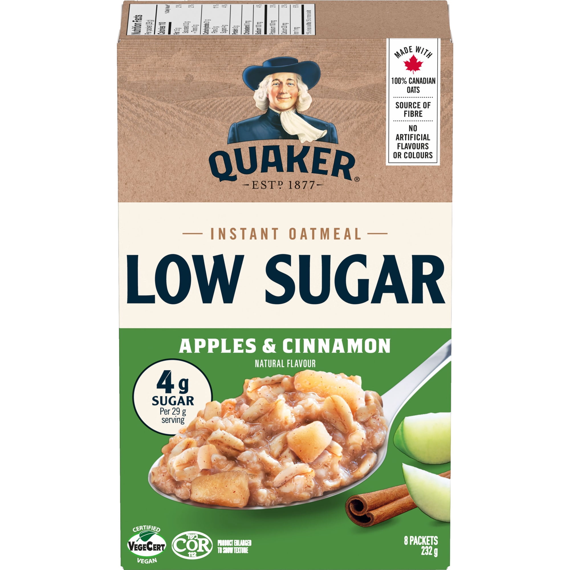 Click here for Quaker Iqo Low Sugar Apples & Cinnamon Regular prices