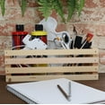 Good Wood Decorative Wooden Crate By Leisure Arts Unfinished Durable