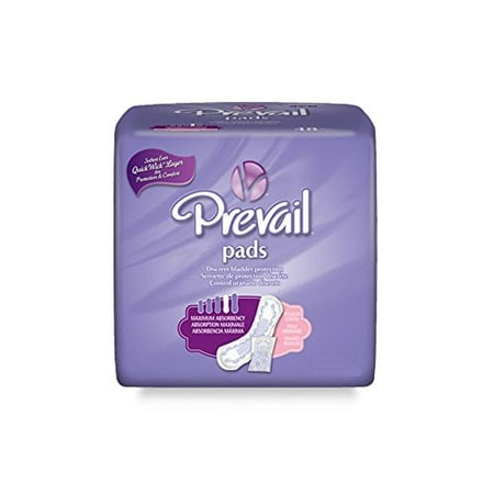 Prevail Bladder Control Pads, MAXIMUM EXTENDED COVERAGE absorbency - 13 ...